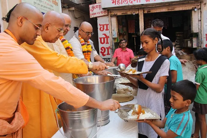 Food For Life | Prasadam for Visitors at ISKCON Juhu Mumbai