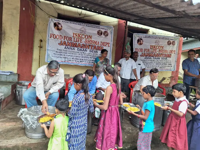 Anna Daan for Janmashtami | Anna Daan Maha Daan | 26 Aug 2024 ISKCON J